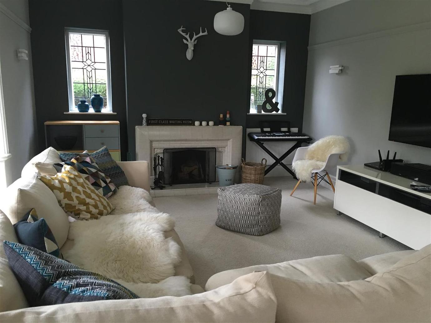 Краска Farrow & Ball цвет Down Pipe 26 Dead Flat 5 л купить по цене 16600