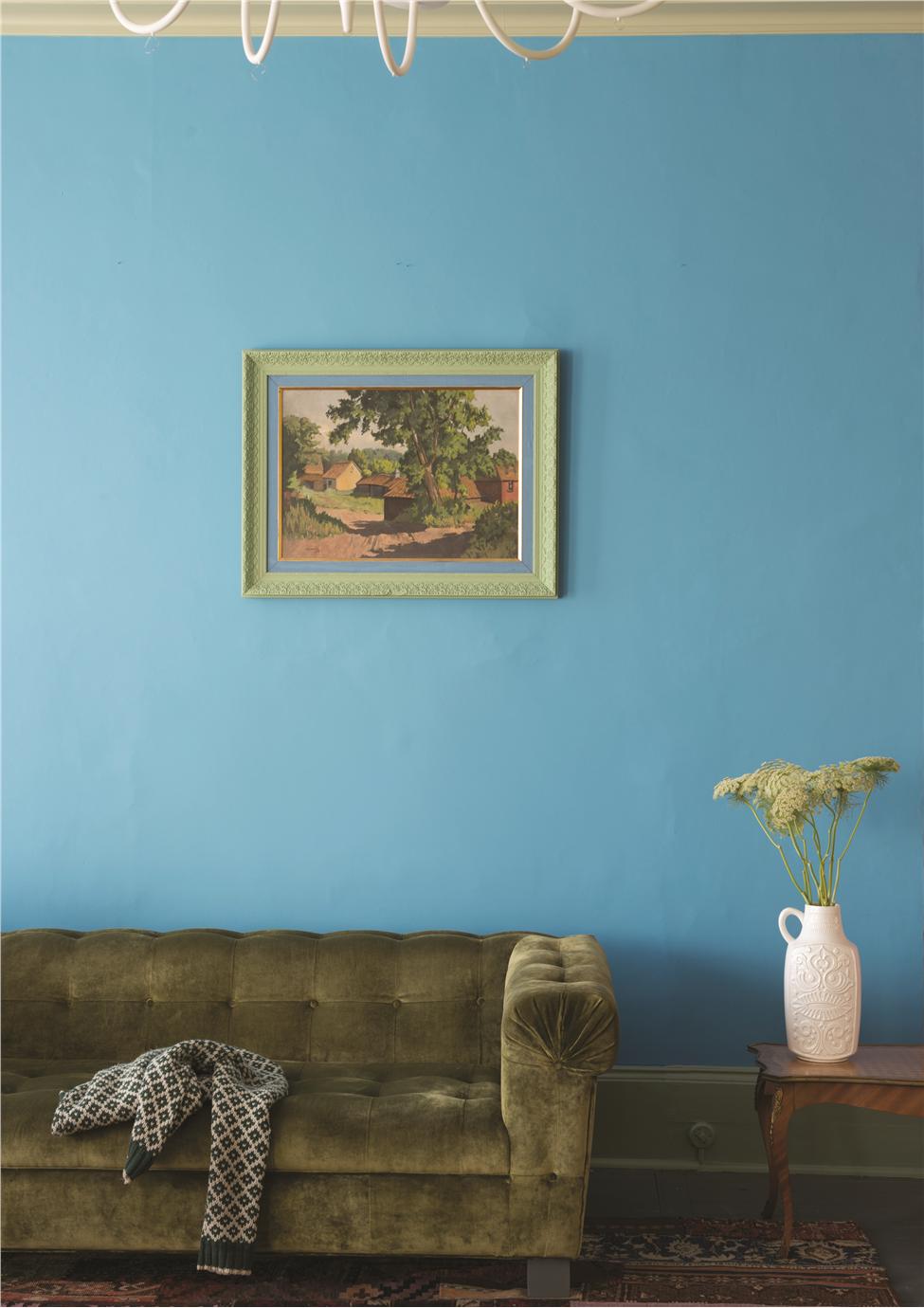 Краска Farrow & Ball цвет St Giles Blue 280 Dead Flat 2,5 л купить по ...